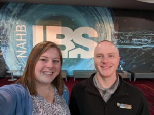 Karin and Bryan at IBS 2020 - Sable Homes